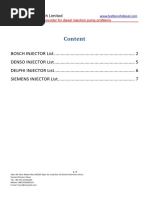Bosch Injector Flow & Resistance Chart | PDF