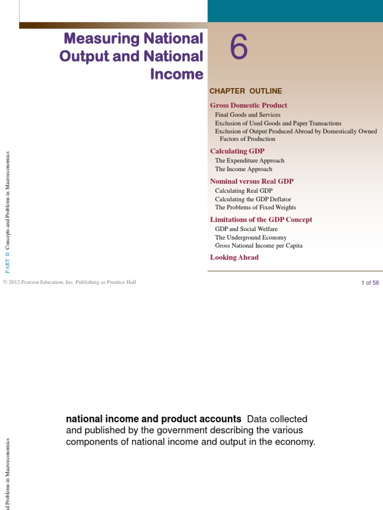 Measuring National Output and National Income: Chapter Outline | PDF ...