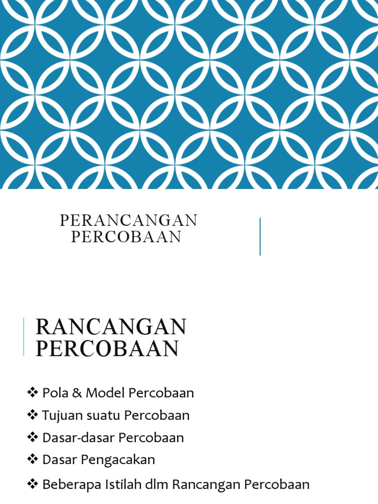 1 Prinsip Dasar Rancob | PDF