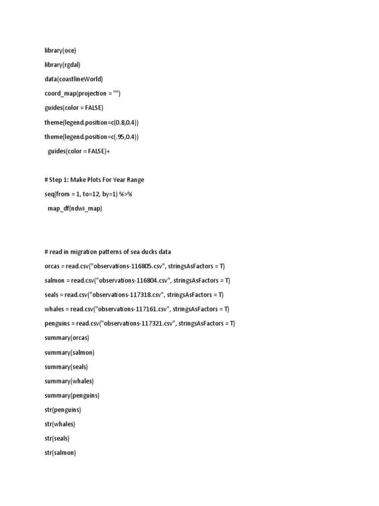 Final Project Orca Script | PDF | Killer Whale | Frame Rate