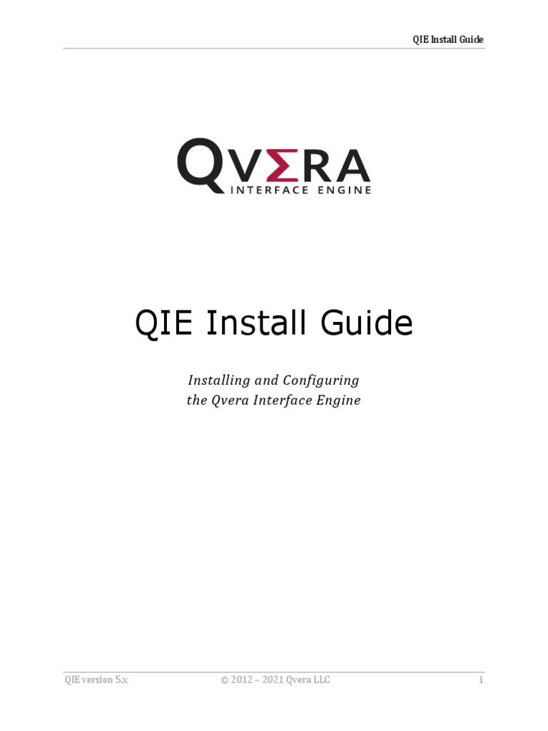 Qie Install Guide | PDF | Microsoft Sql Server | Databases