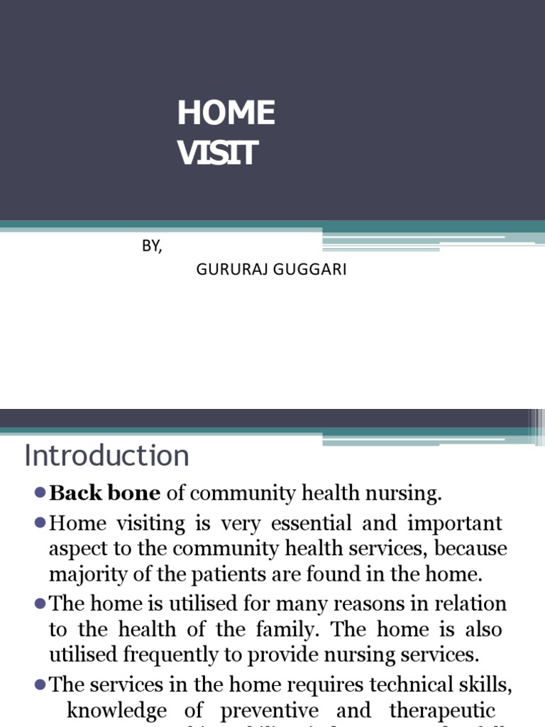 Homevisitinginchn 190107145505 | PDF | Nursing | Patient