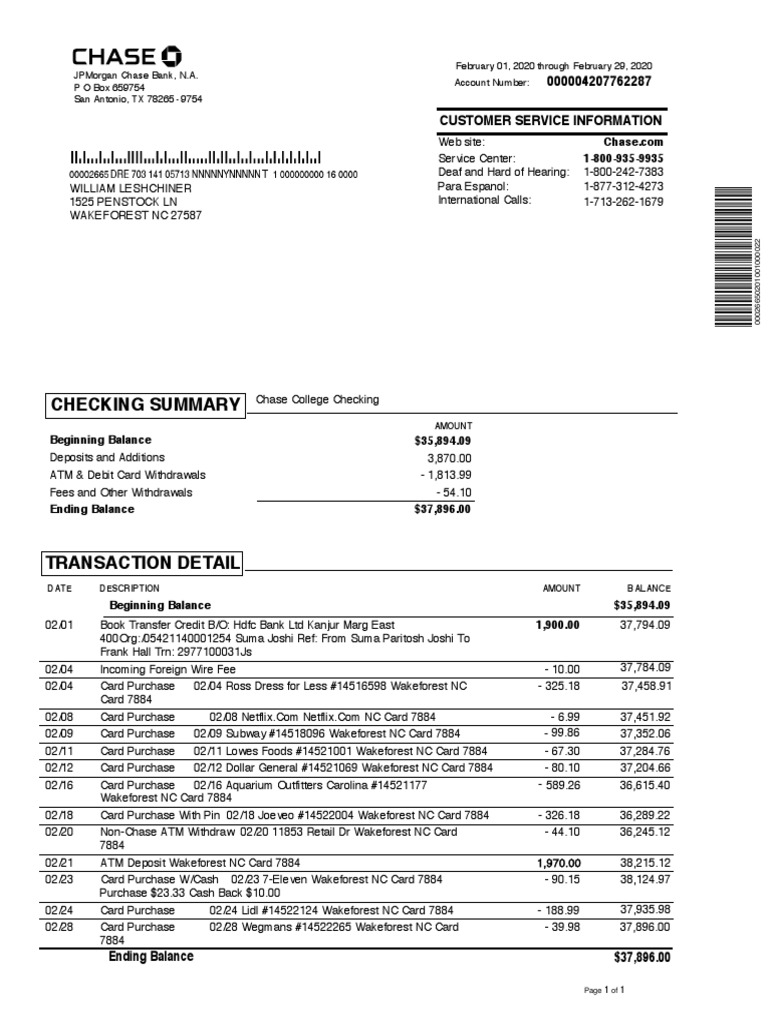 Feb 29 2020 | PDF | Automated Teller Machine | Cheque