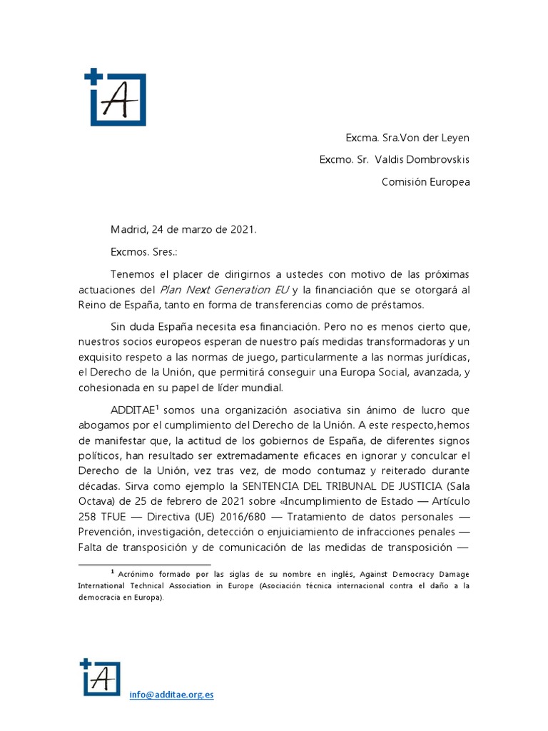 España - Plan Next Generation EU - Basta Abusos | PDF | Unión Europea ...