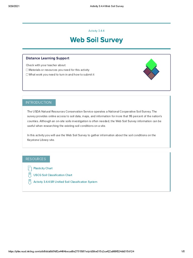 Web Soil Survey Activity Guide | PDF | Soil | Soil Science