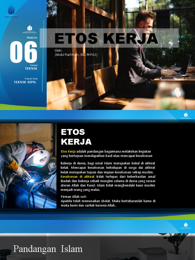 Etos Kerja Islami | PDF