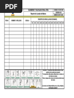 Bitacora de Entradas y Salidas de Almacén | PDF