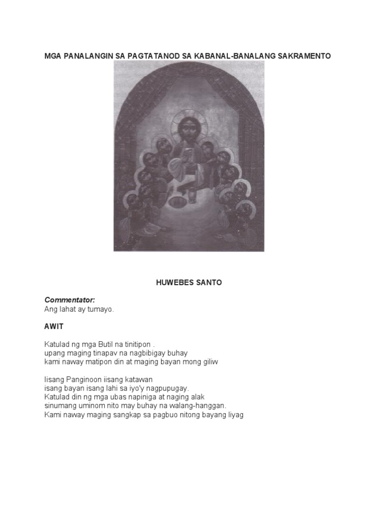 Holy Thursday Vigil | PDF