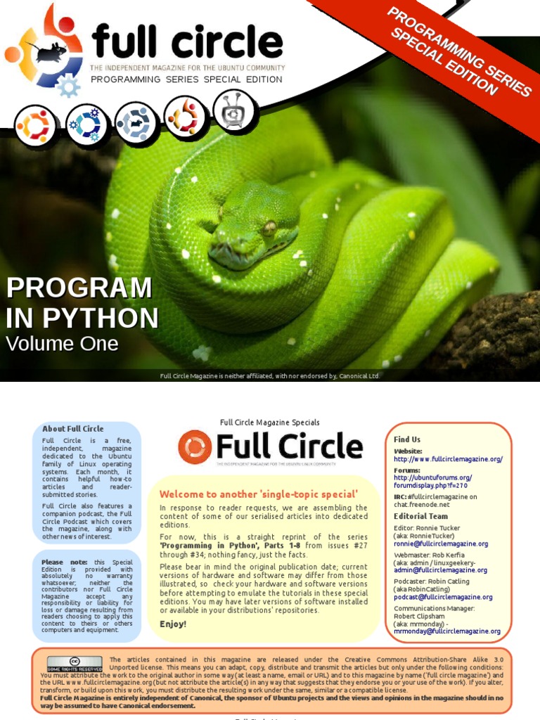 Python Special Edition 1 EN | PDF