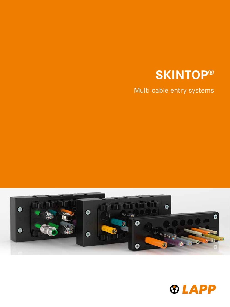 Skintop: Multi-Cable Entry Systems | PDF | Electrical Connector ...