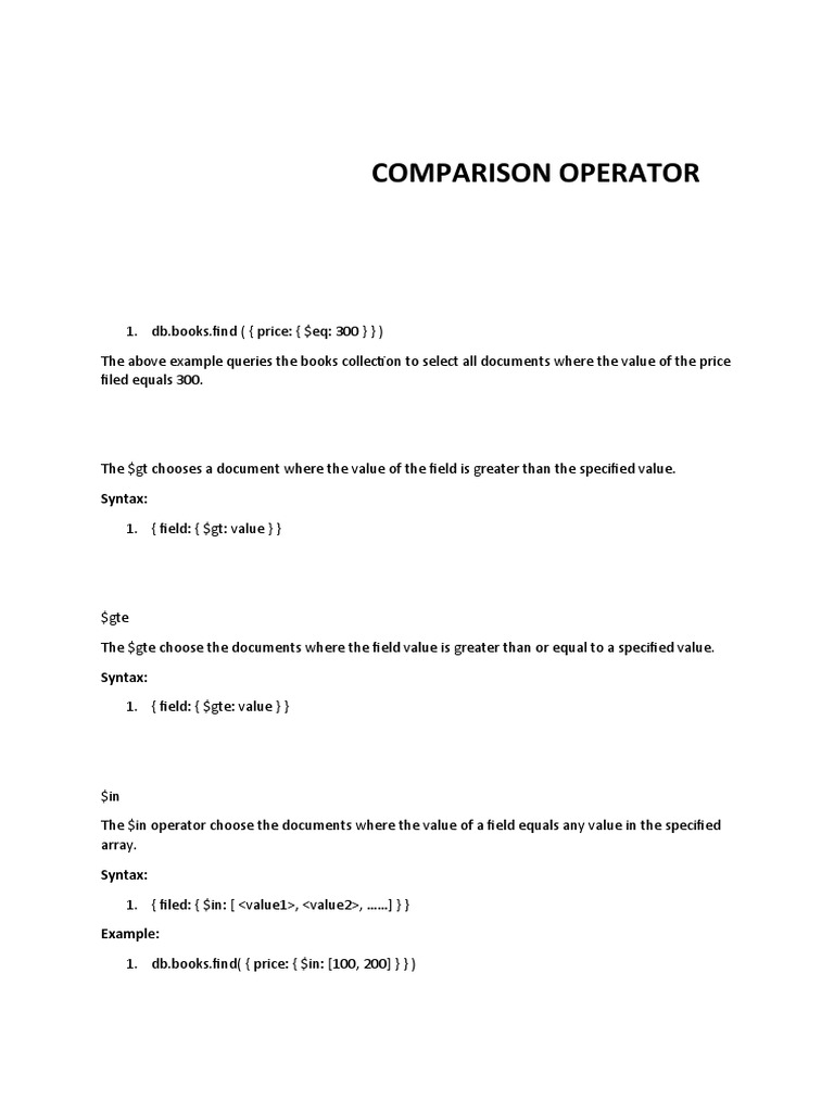 Mongodb Notes | PDF | Regular Expression | Database Index