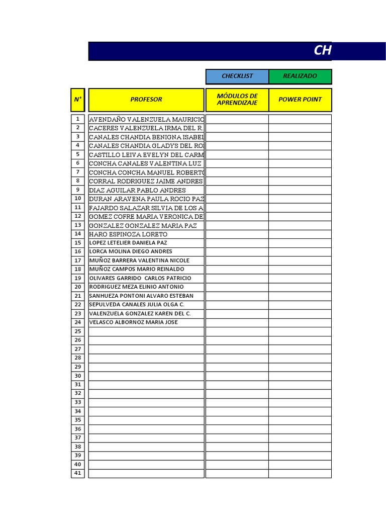 Checklist UTP | PDF | Deportes