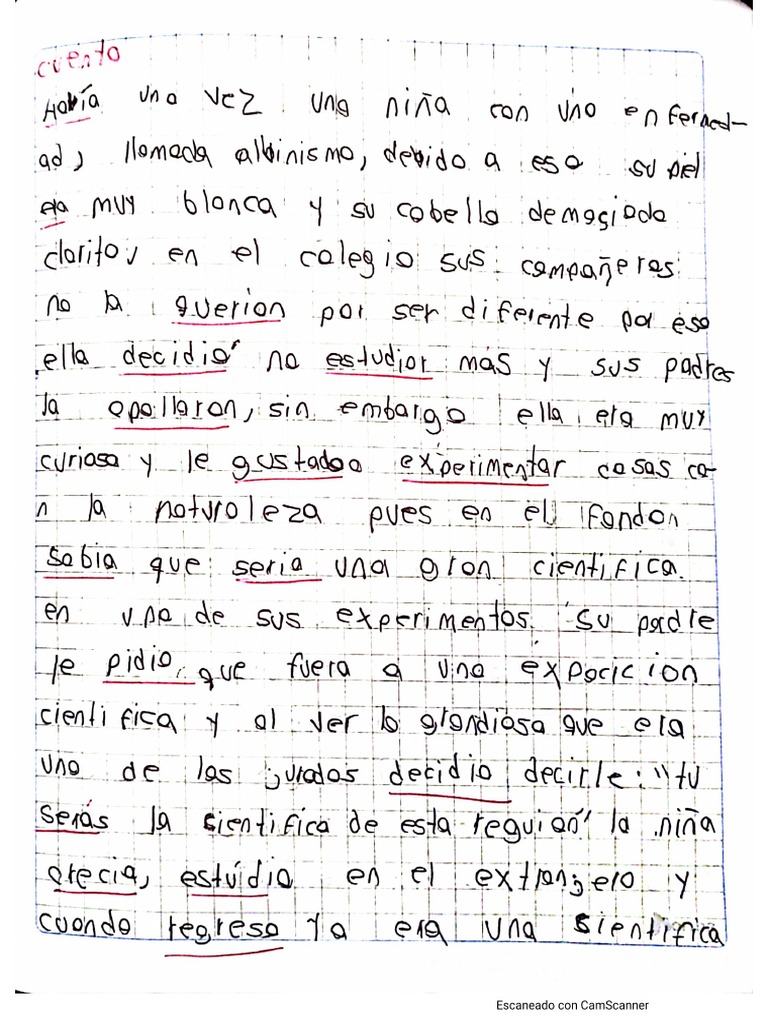 Cuento Verbos | PDF