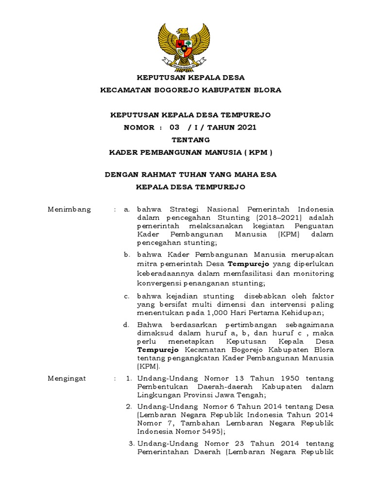 SK KPM-2021 | PDF | Ilmu Sosial