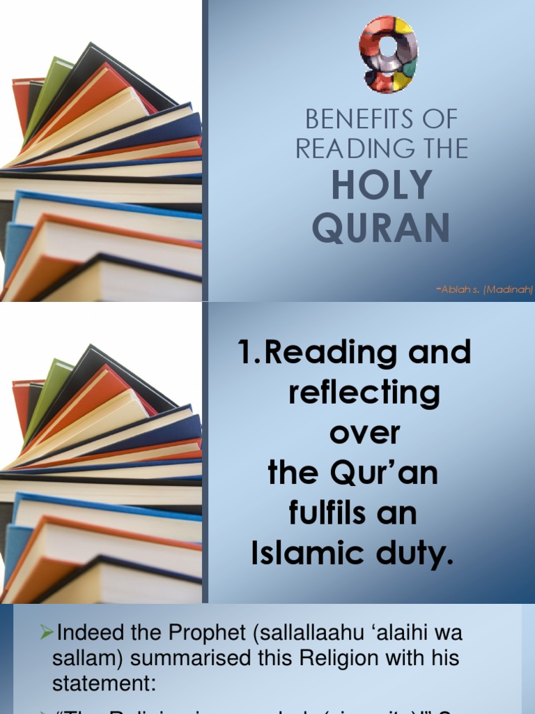 Benefits of Reading The: Holy Quran | Download Free PDF | Prophets And ...