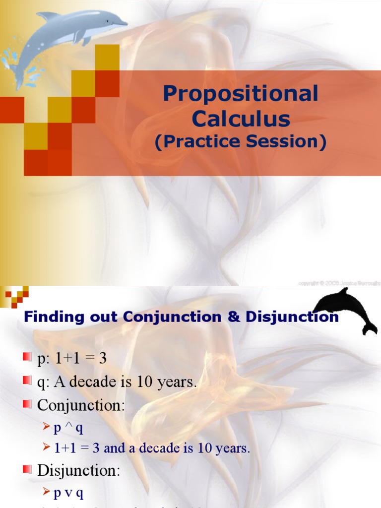 Propositional Calculus: (Practice Session) | PDF | Decimal | Truth