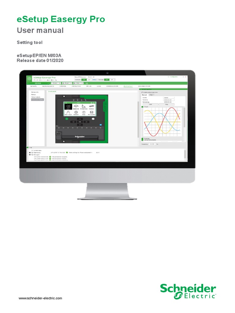 Esetup Easergy Pro: User Manual | PDF | Usb | Menu (Computing)