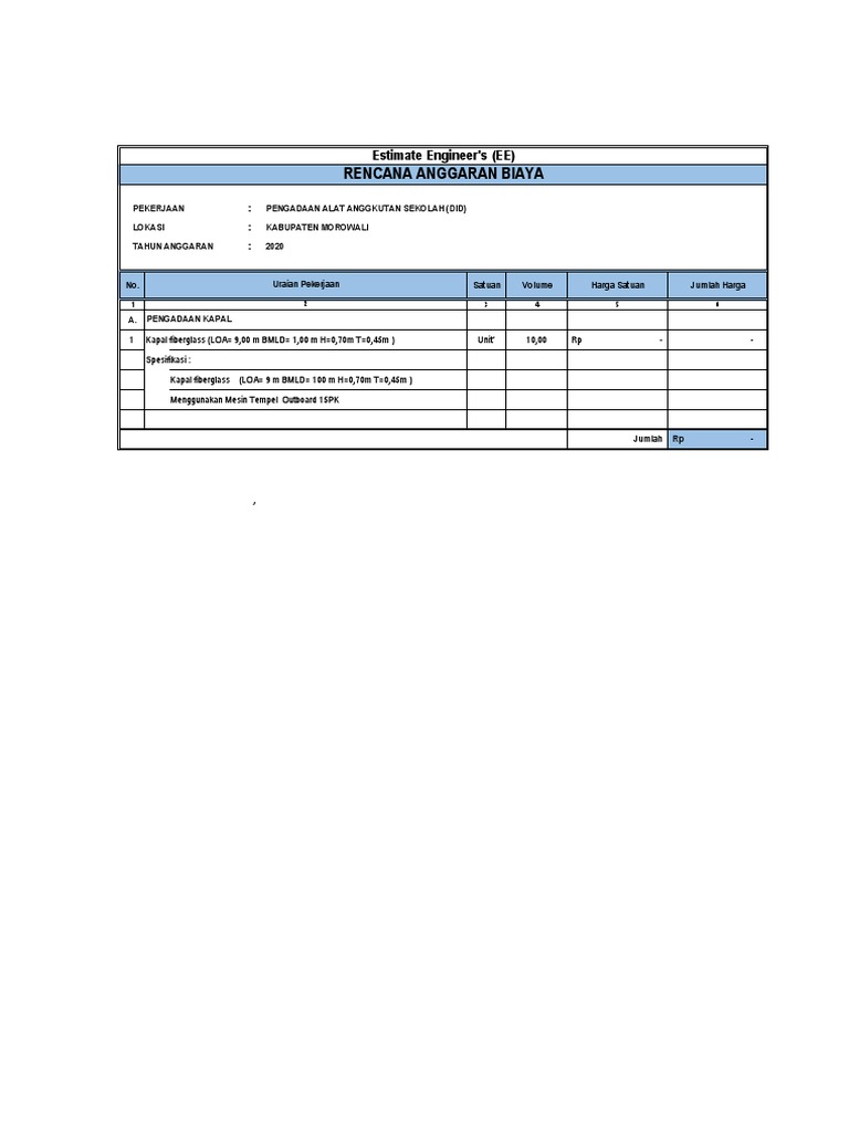 Boq 01 | PDF | Teknologi & Rekayasa