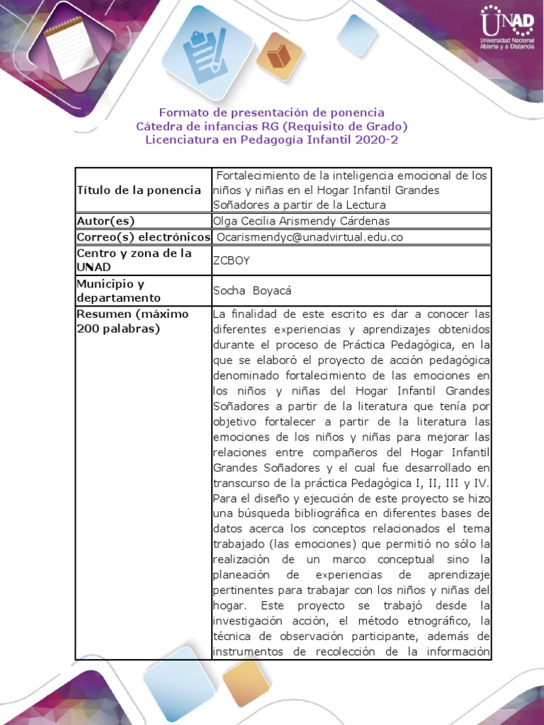 Unidad 3 Paso 4 Ponencia 2 Avanses Olga | PDF | Inteligencia emocional | Las emociones