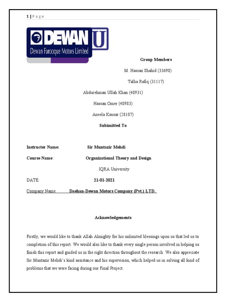 Otd Final | PDF | Sales | Marketing