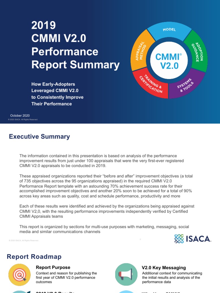 CMMI V2 0 Performance Summary Results - FINAL | PDF | Business ...
