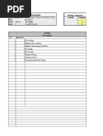 Production Efficiency Worksheet Template | PDF