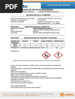 Hoja de Seguridad Rust Preventer | PDF | Agua | Contaminación