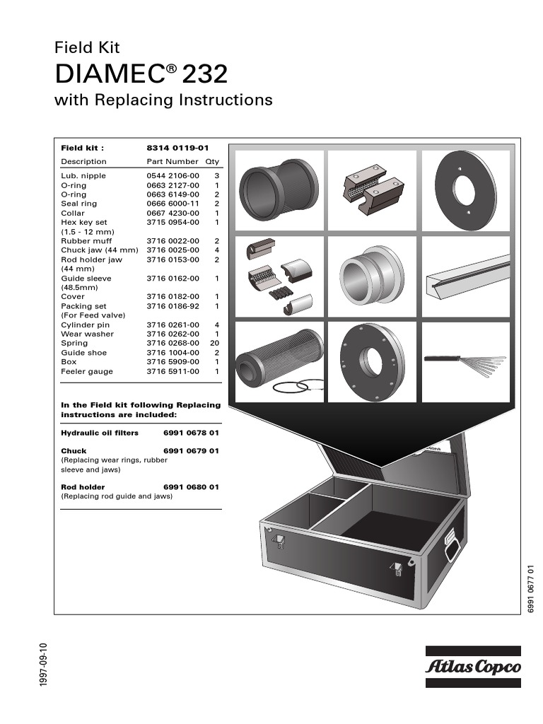6991 0677 01 Field Kit Diamec 232 | PDF
