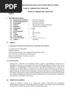 Contenido Programatico Comunicacion Oral 2020 | PDF | Comunicación | Prueba (evaluación)