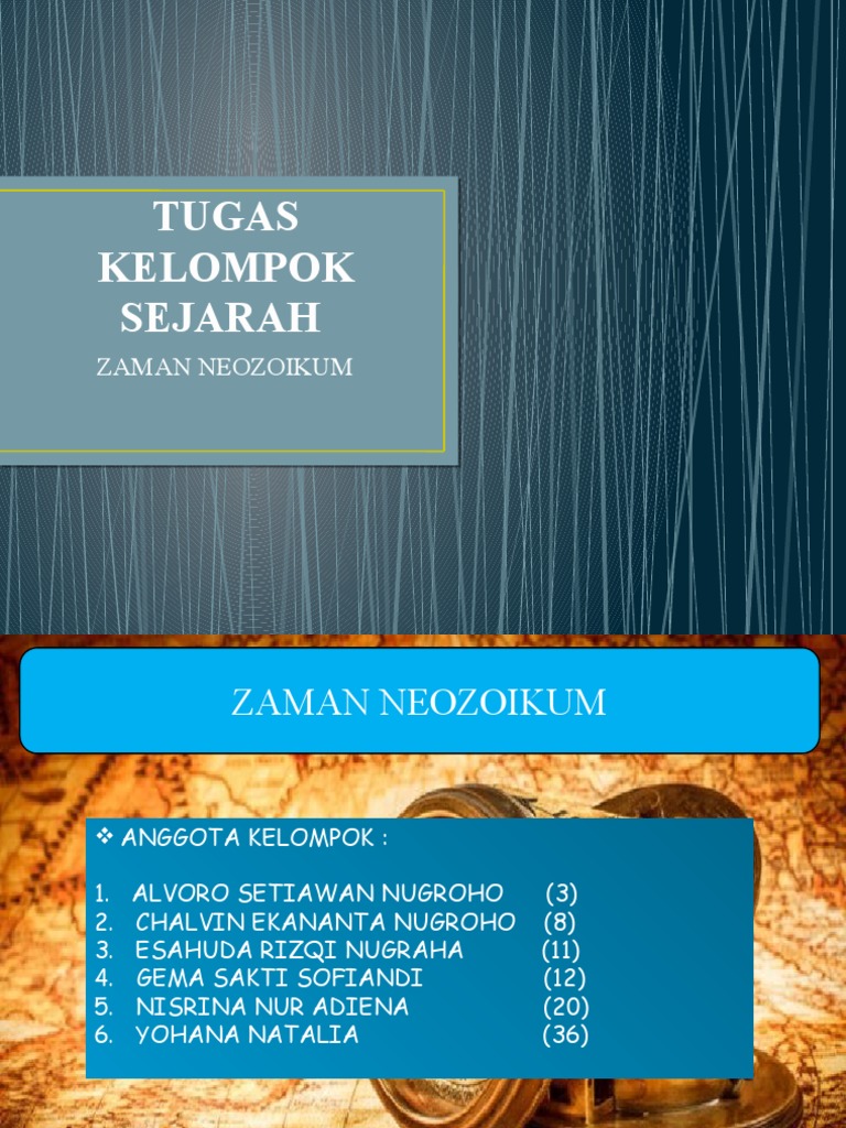 Zaman Neozoikum dan Pembagiannya | PDF