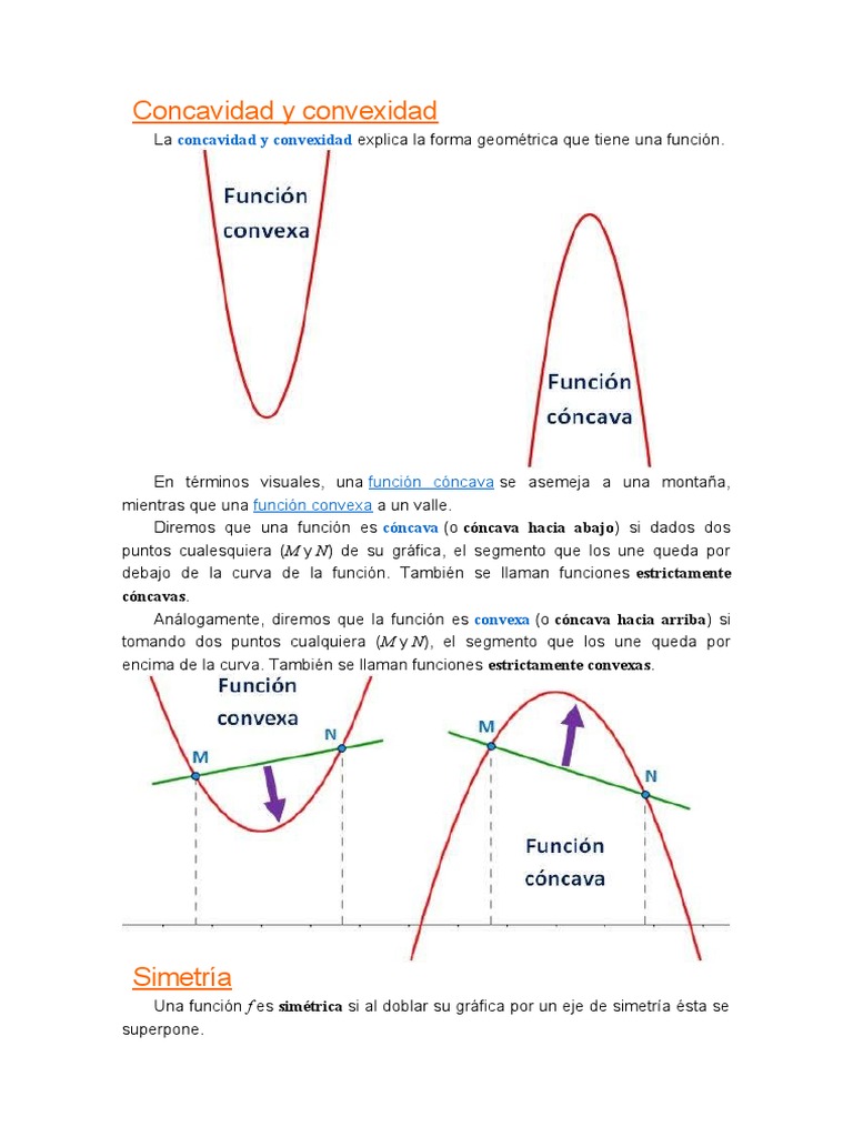 Funcion Concavidad | PDF