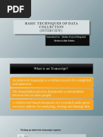 Sample Interview Transcript | PDF