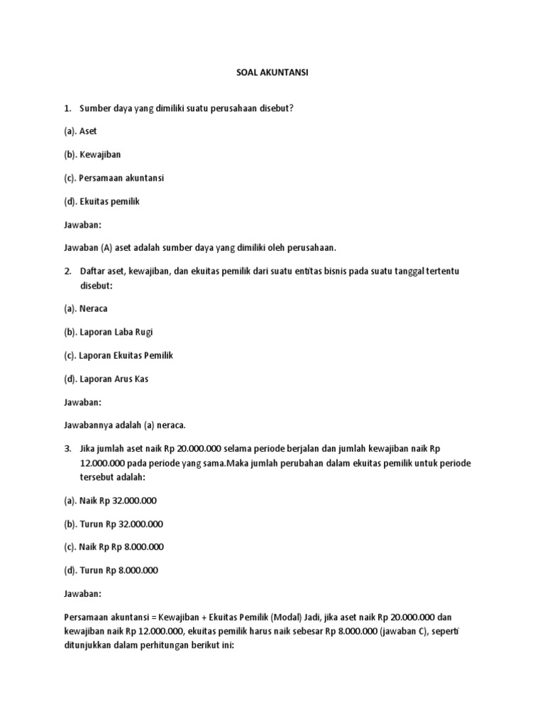 Bank Soal PDA New | PDF