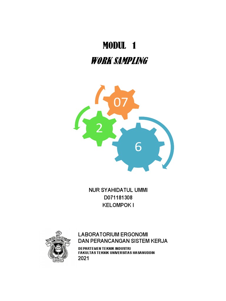 Modul 1 Work Sampling - Nur Syahidatul Ummi-1 | PDF | Teknologi & Rekayasa