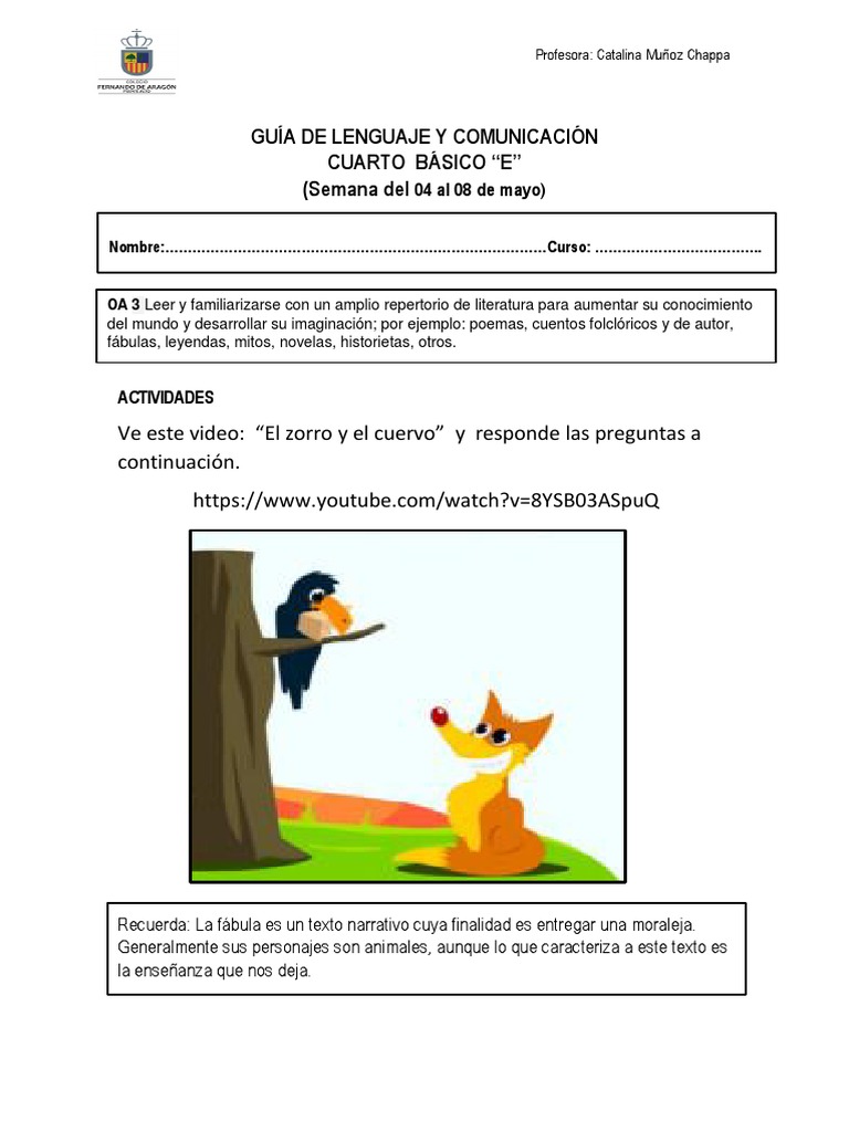 El Cuervo y El Zorro | PDF | Ficción general