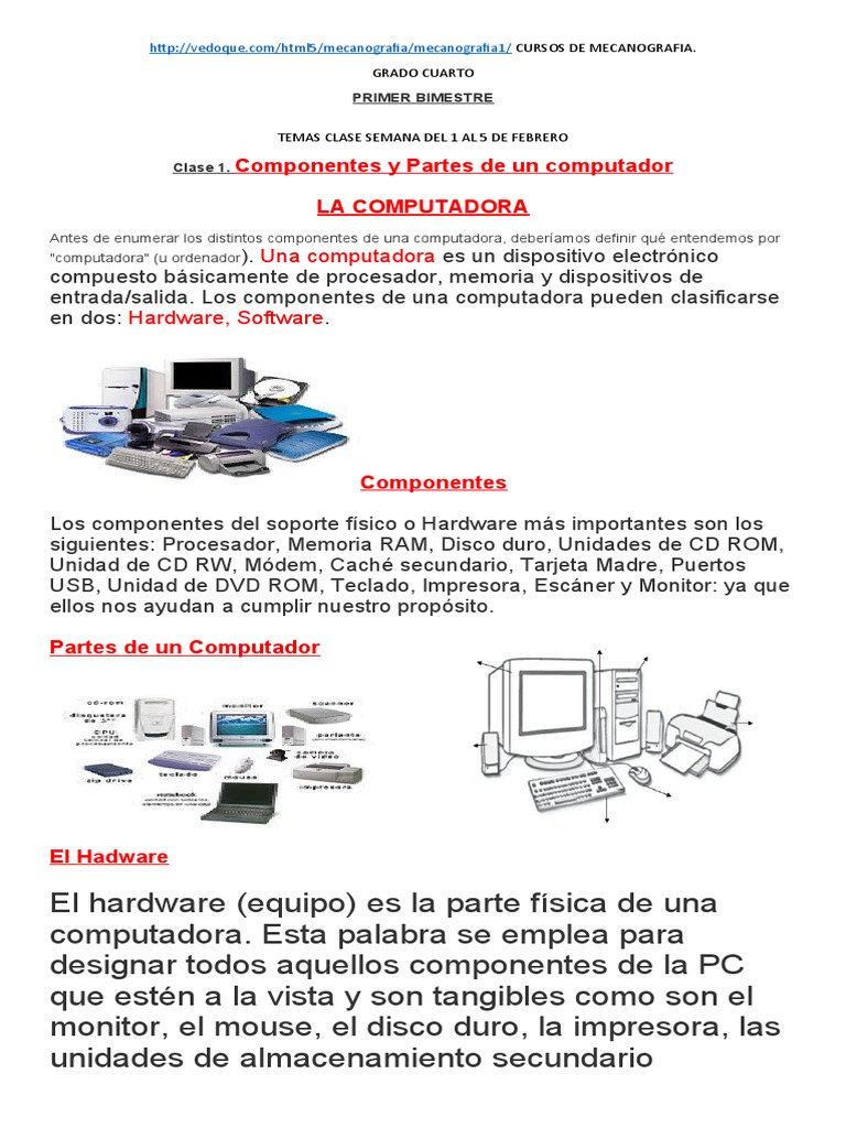 Temas Del Hardware y Software | PDF | Hardware de la computadora ...