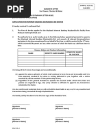 Mro Format & Instructions | PDF | Rupee | Banking