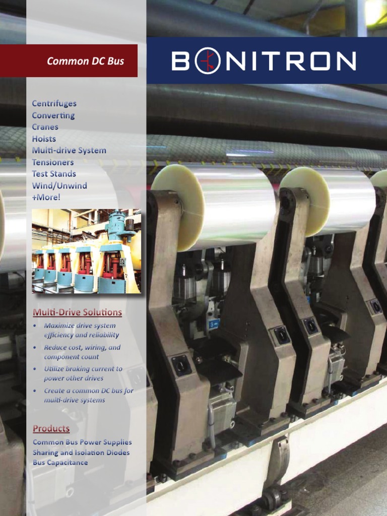 Bonitron - Common DC Bus | PDF | Power Supply | Electric Motor