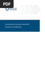 Academy Actuarial Memorandum Practice Note | PDF | Actuary | Insurance