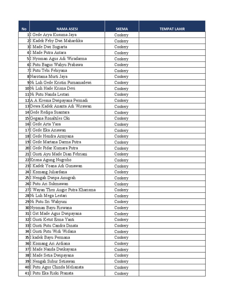Form Peserta Ujk 2020 Monarch Bali Dalung | PDF | Hindu Mythology | Vaishnavism