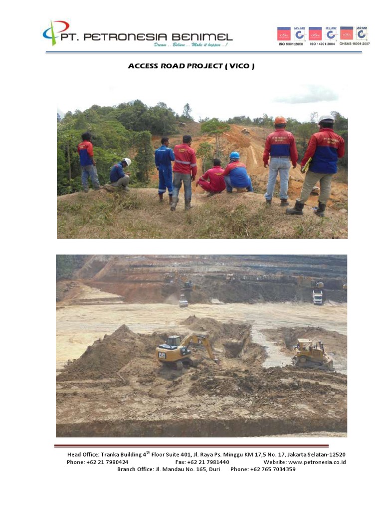Access Road Project (Vico) | PDF