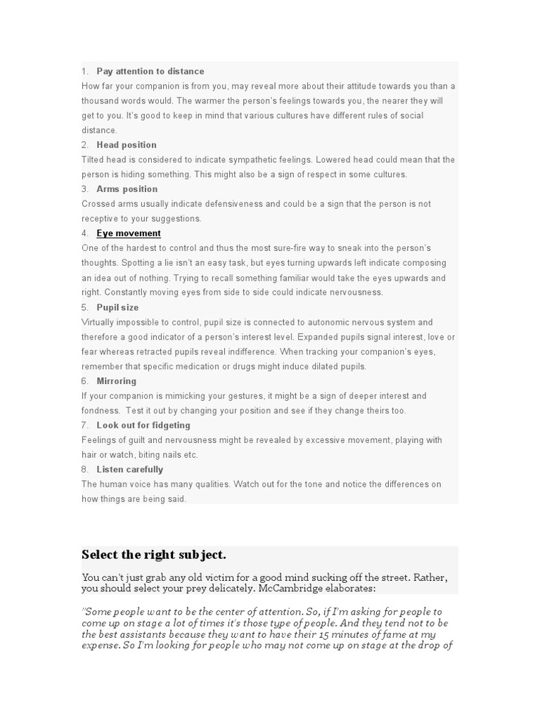 The Art of Mind Reading: Uncovering the Techniques and Strategies of ...