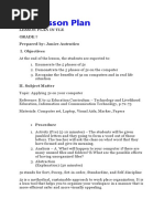 4as Activity Analysis Abstraction Application Lesson Plan | PDF ...