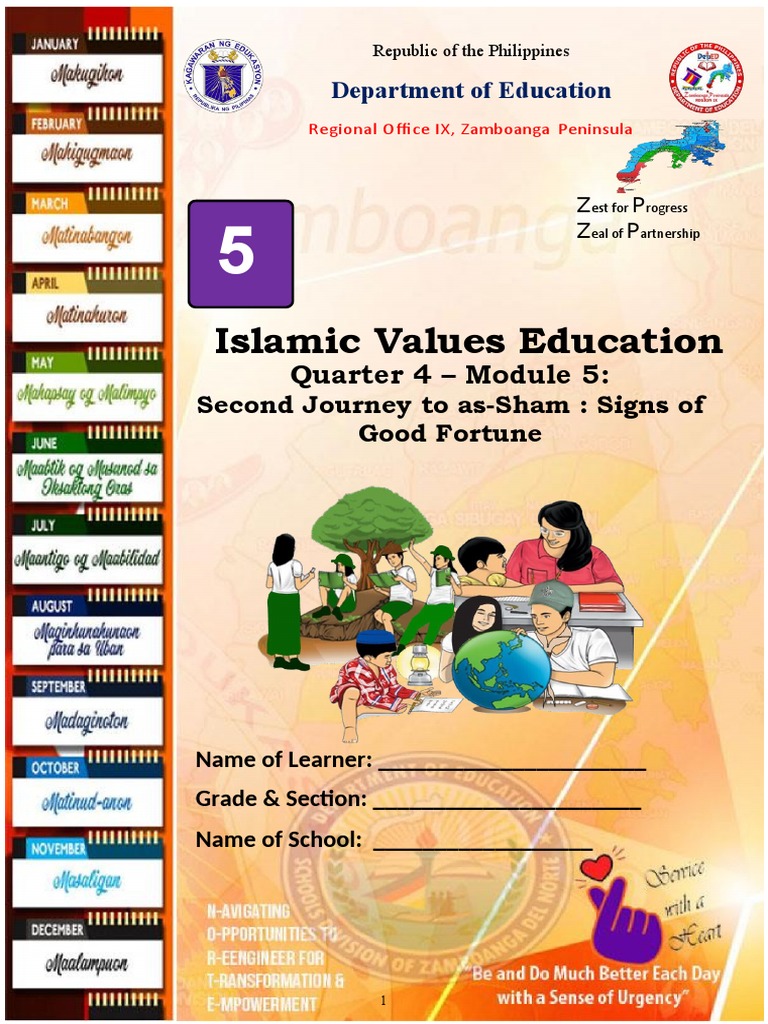 ISLAMIC VALUES 5-Q4-M1-final | PDF | Muhammad | Abrahamic Religions