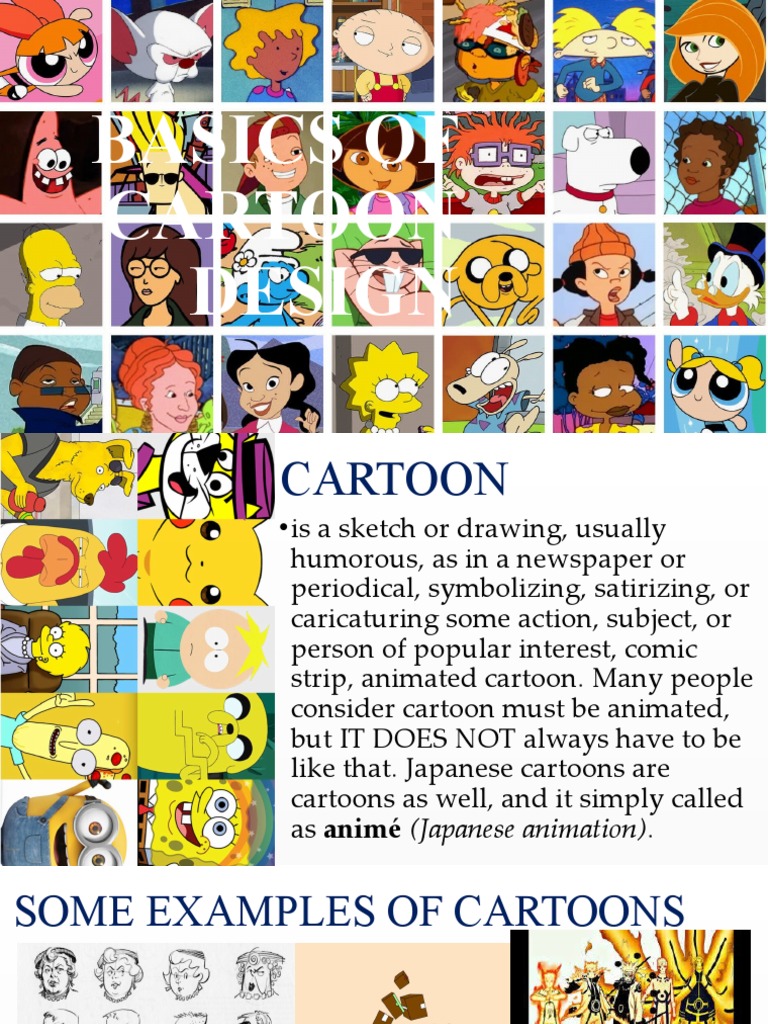 Basics of Cartoon Design | PDF | Cartoon | Animation