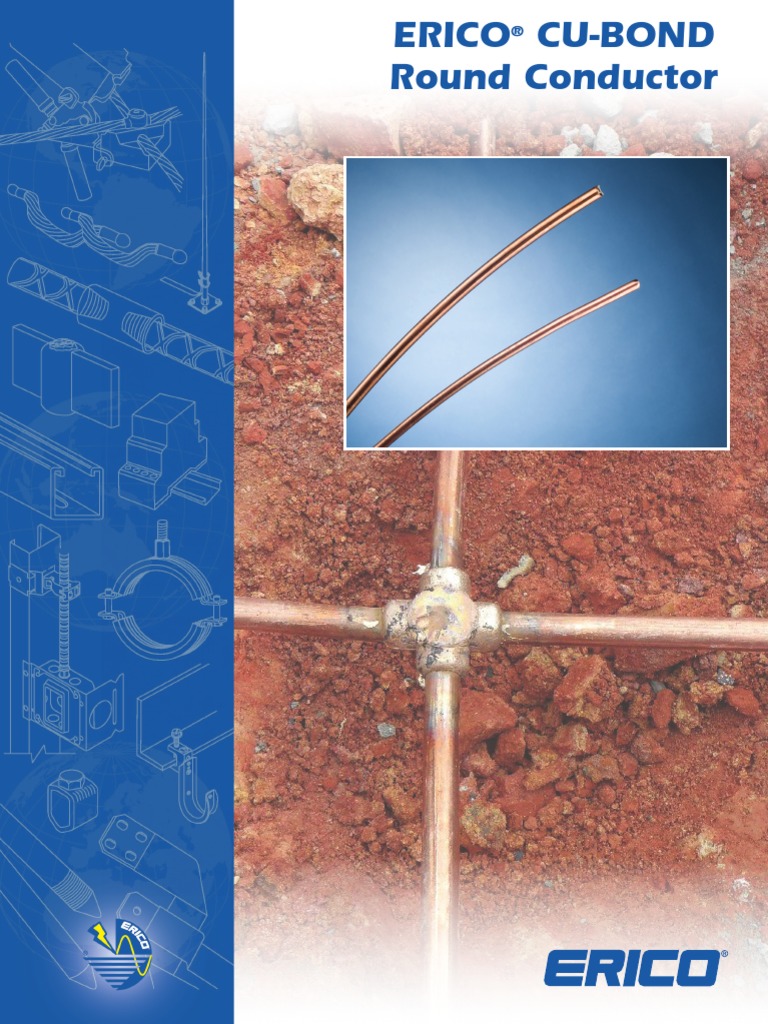 Erico Cu-Bond Round Conductor | PDF | Electrical Grid | Corrosion