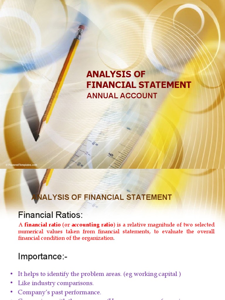 Financial Statement Ratio Analysis | PDF | Yield (Finance) | Investing