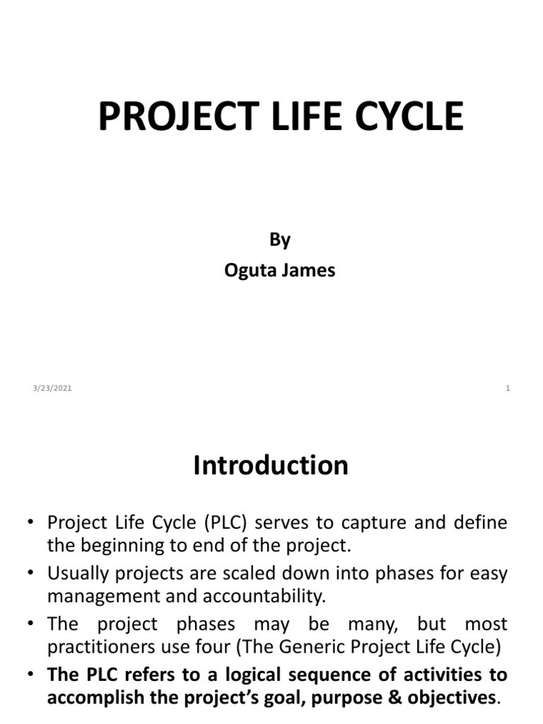 1 Project Life Cycle | PDF | Project Management | Evaluation