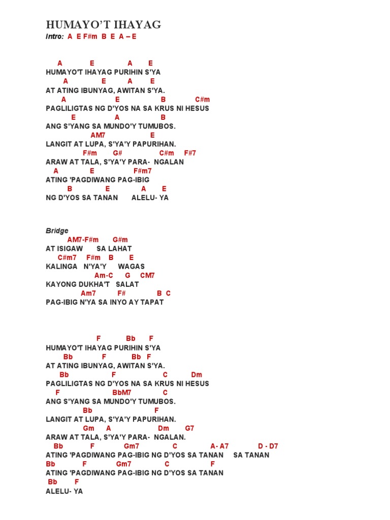 Humayo't Ihayag | PDF