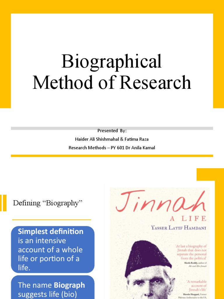 Biographical Method of Research v3.2 | PDF | Biography | Mental Disorder